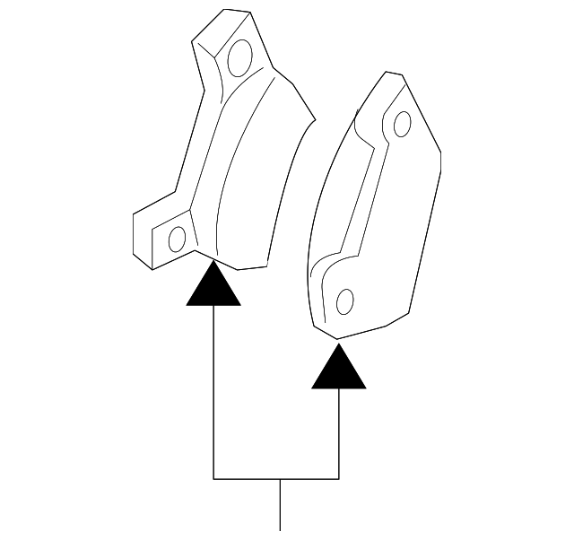 2002-2010 Ford | Kit - Brake Lining Rear | 8L2Z-2V200-B | Walls' Ford Parts