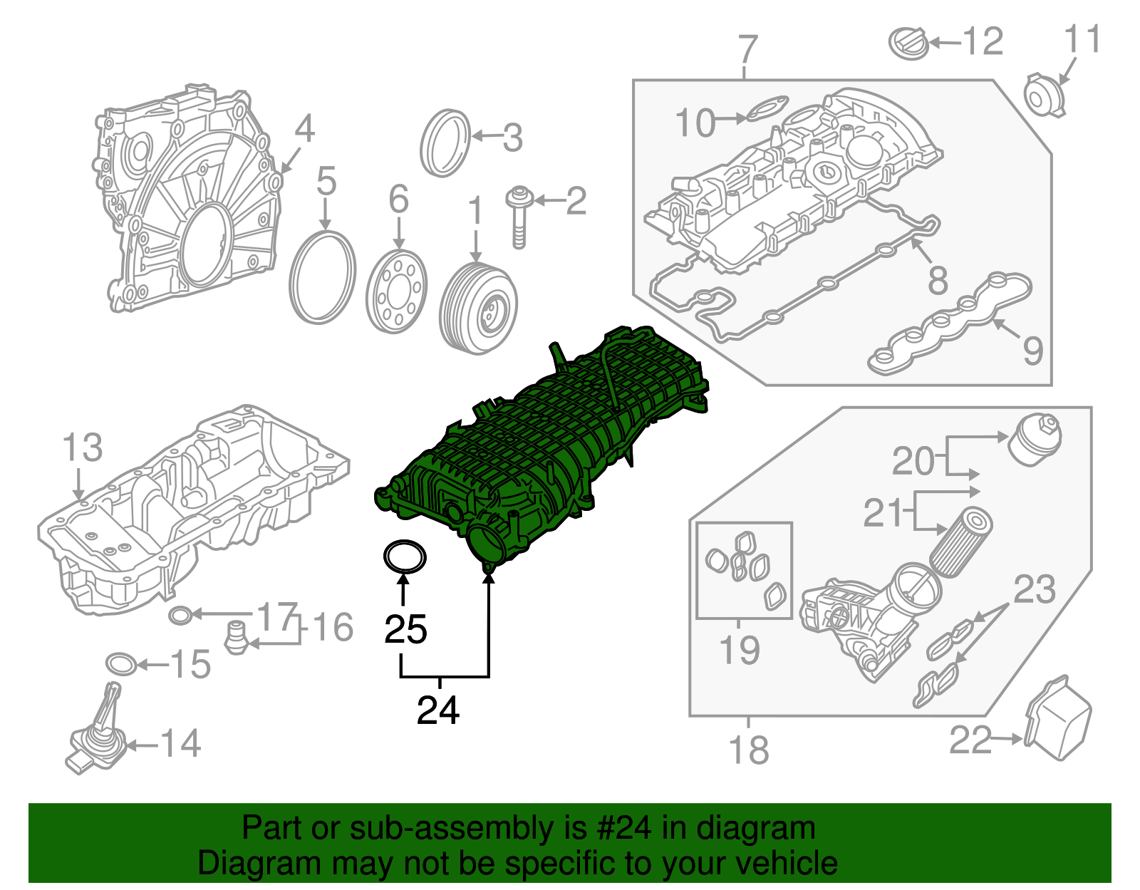11618603913 - 2016-2022 BMW Intake Manifold (11-61-8-603-913) | BMW of ...