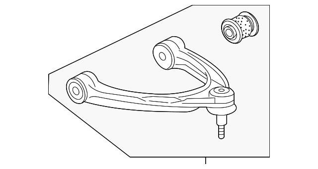 2011-2017 Volkswagen Touareg Upper Control Arm 7P0-407-021 | OEM Parts ...