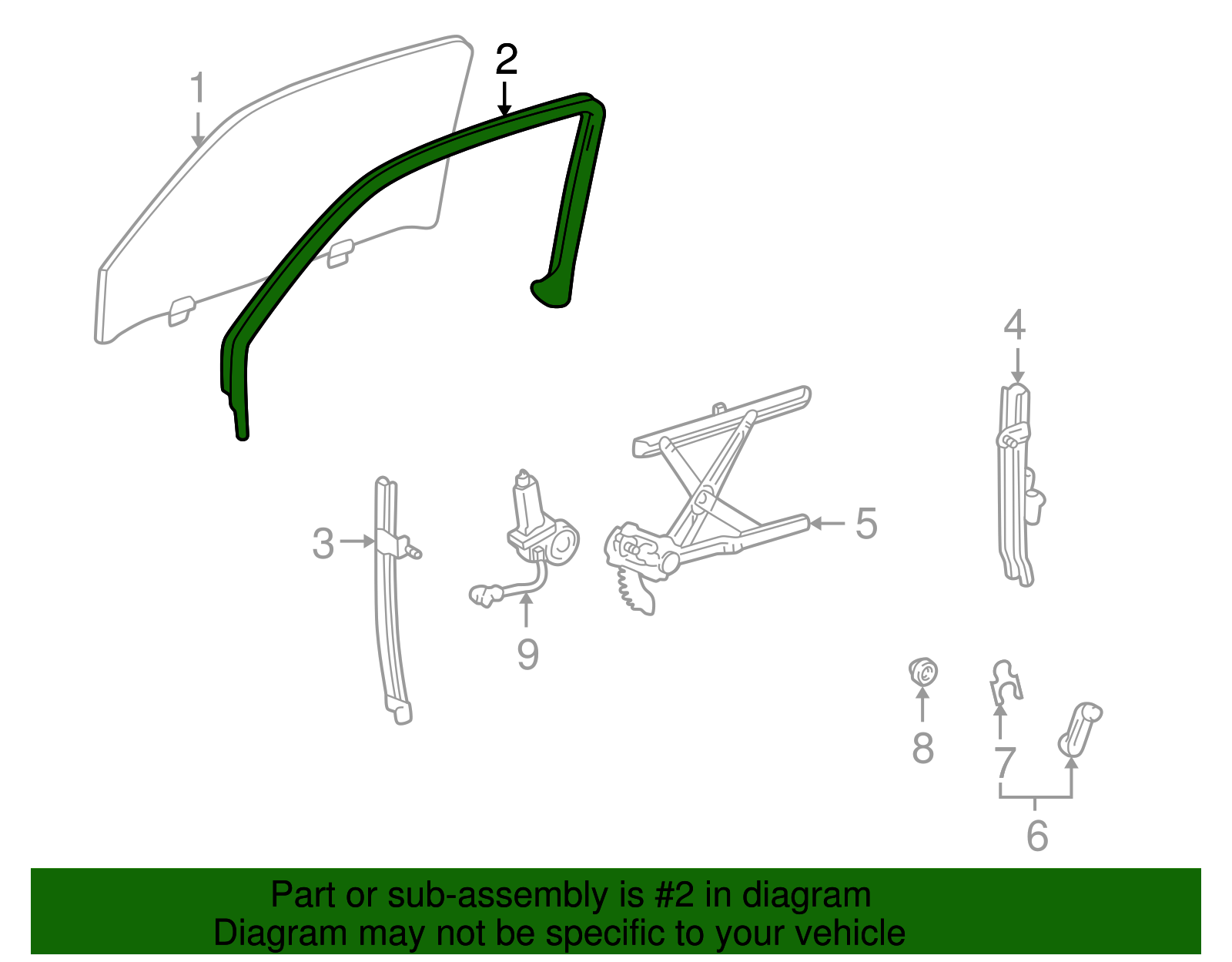 68141-04010 - Run Channel - 1995-2004 Toyota Tacoma | Nucar Toyota of ...