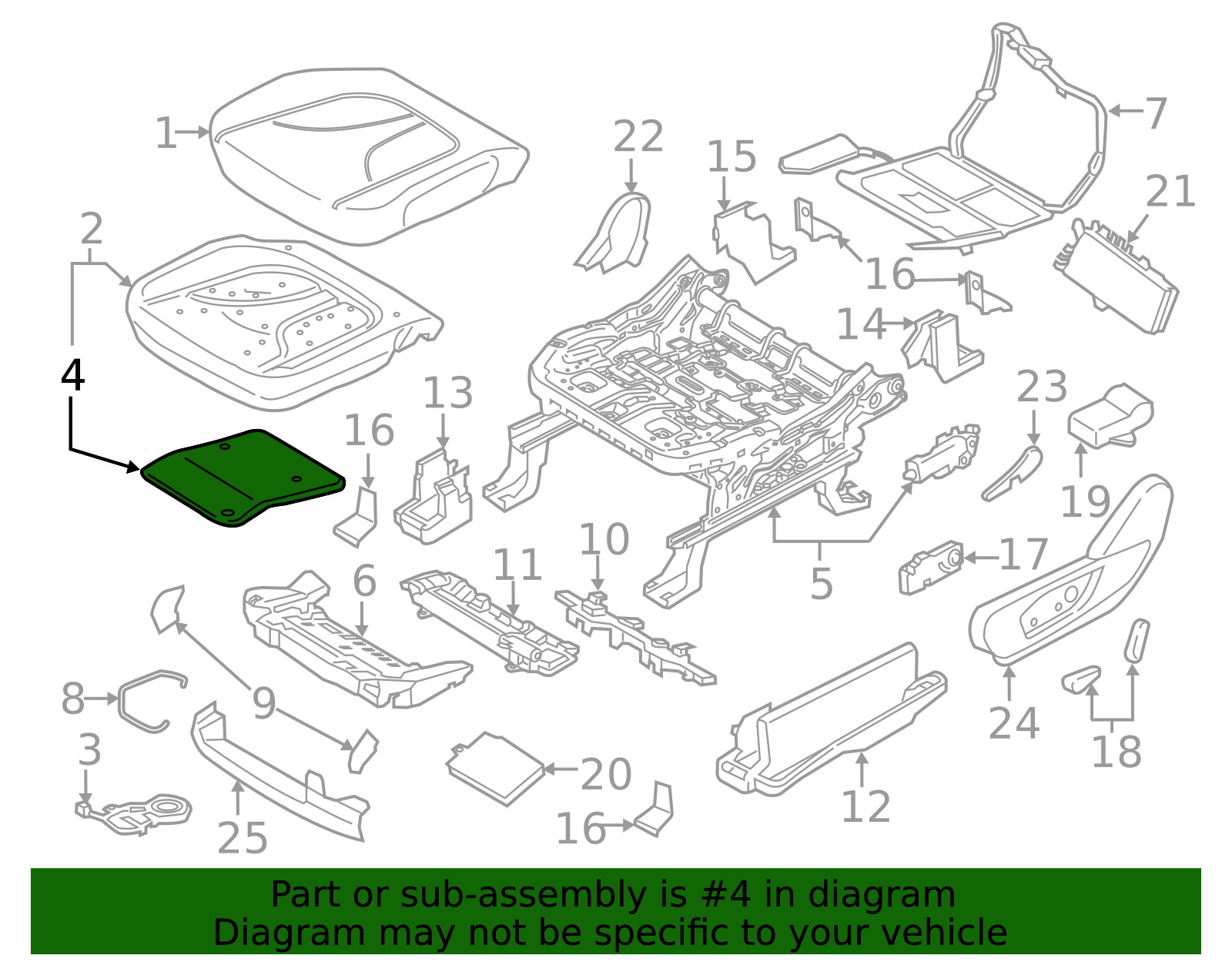 2019-2023 Lincoln Nautilus Seat Cushion Heater KA1Z-14D696-H | Ford OEM ...