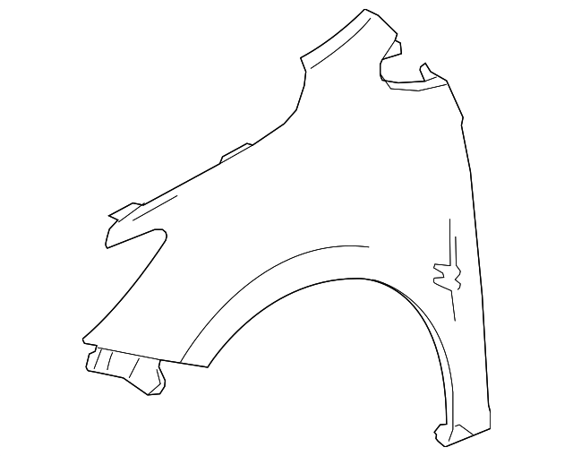 2016-2019 Chevrolet Cruze Front Passenger Side Fender 84259708 GM ...