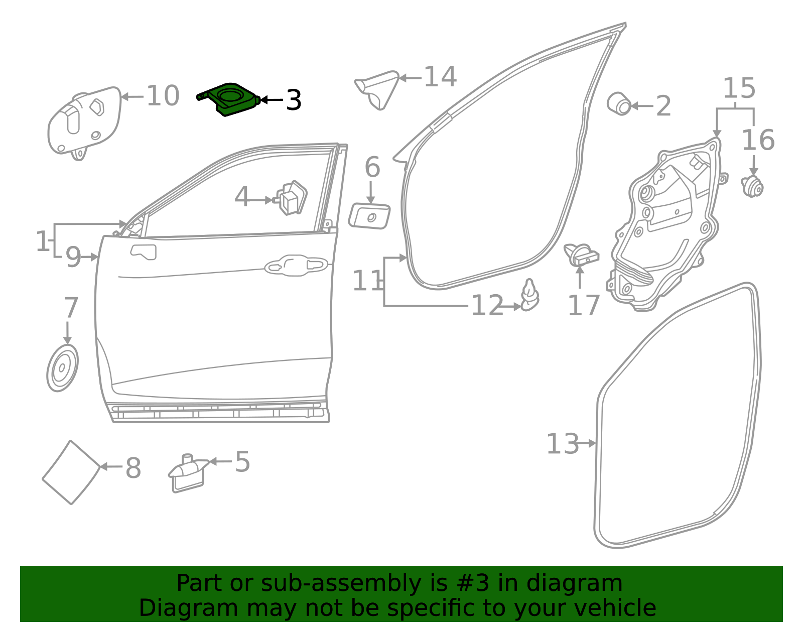 67855-0E100 - Door Shell Protector 2024-2025 Toyota Grand Highlander ...