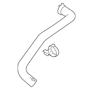 2010-2014 Ford F-150 | Upper Hose | AL3Z-8260-B | Walls' Ford Parts