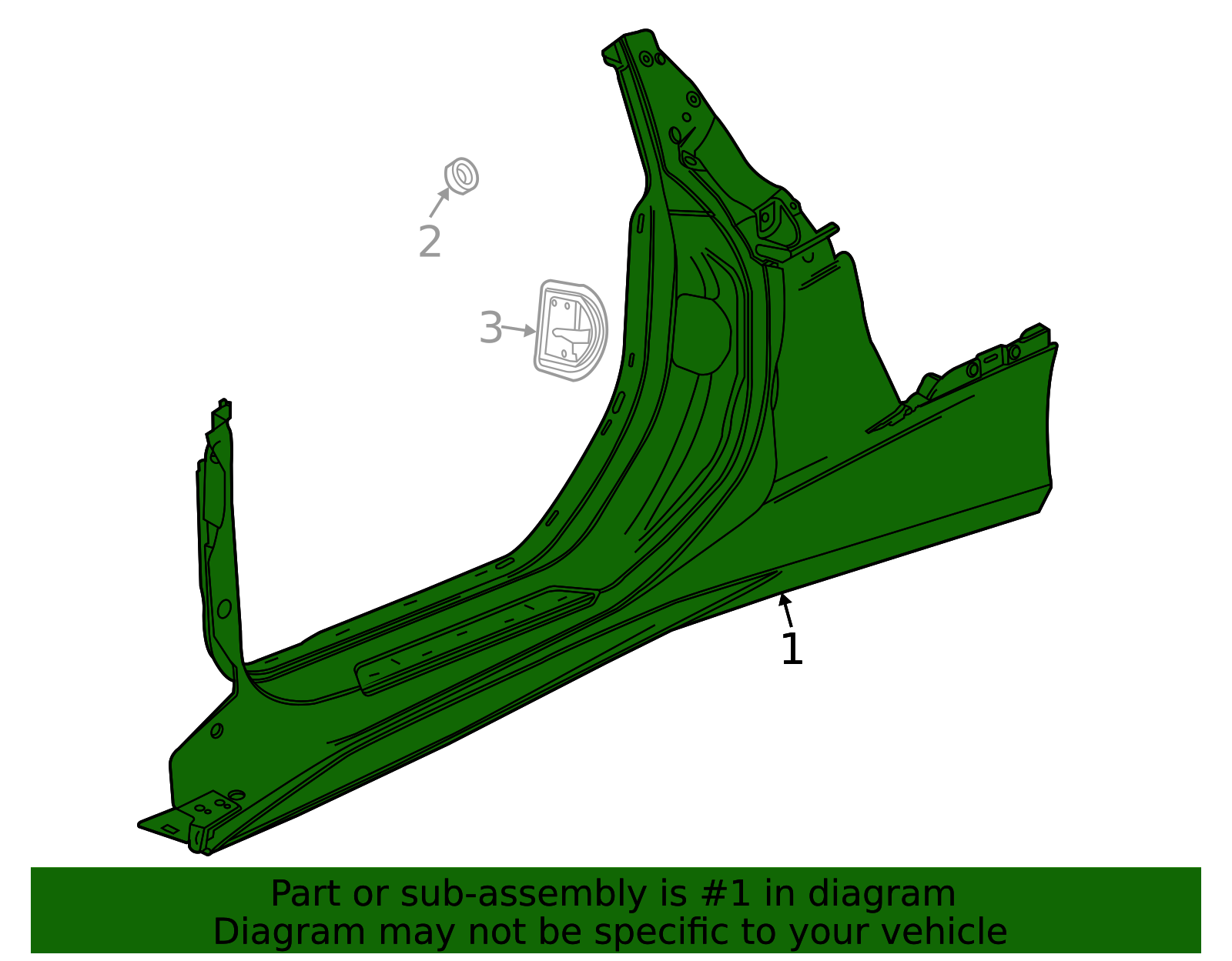 85651015 - Aperture Panel 2020-2025 Chevrolet Corvette | GM Parts Warehouse