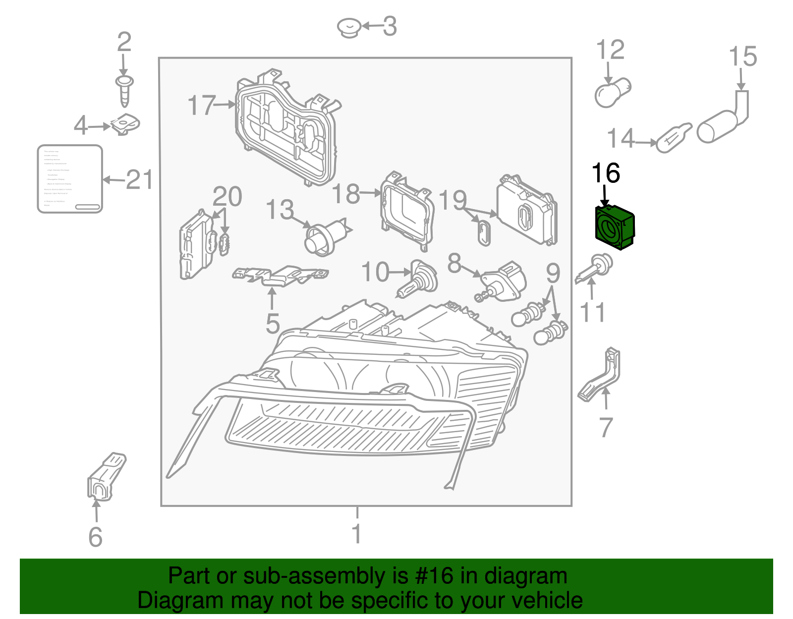 2004-2011 Audi High Intensity Discharge (Hid) Headlight Igniter 4E0-941 ...