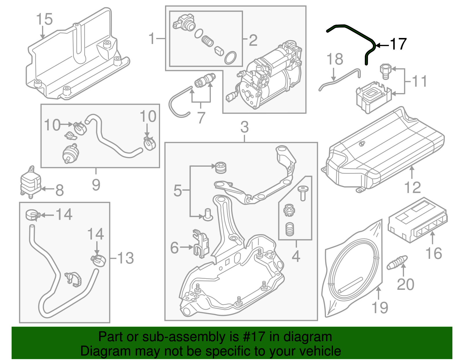 4G0-616-707-H - Air Pipe 2014-2018 Audi RS7 | Euro Parts 4 Less