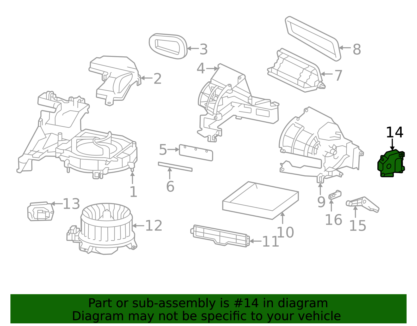 2022-2025 Toyota GR86 HVAC Air Adjustment Control Motor SU003-04470 ...