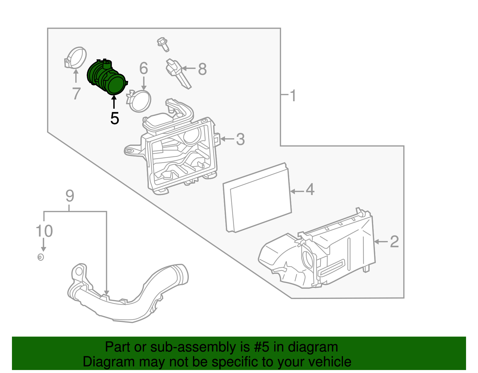 16576-1HK0A - Engine Air Intake Hose 2012 Nissan Versa | Sullivan ...