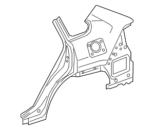 Genuine Toyota Quarter Panel part# 61602-0R160 for 2019-2020 Toyota ...