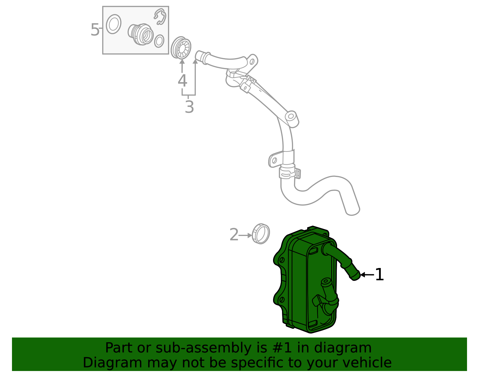 12701223 - 2020-2024 Cadillac CT5 - Engine Oil Cooler | Partners Chevy
