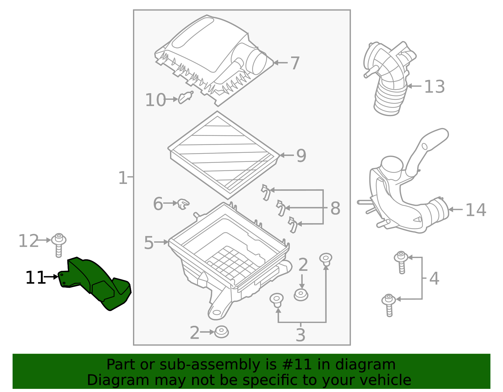 KB3Z-9C675-A - Air Inlet Ford 2019-2023 Ford Ranger | Parts for Sale Online