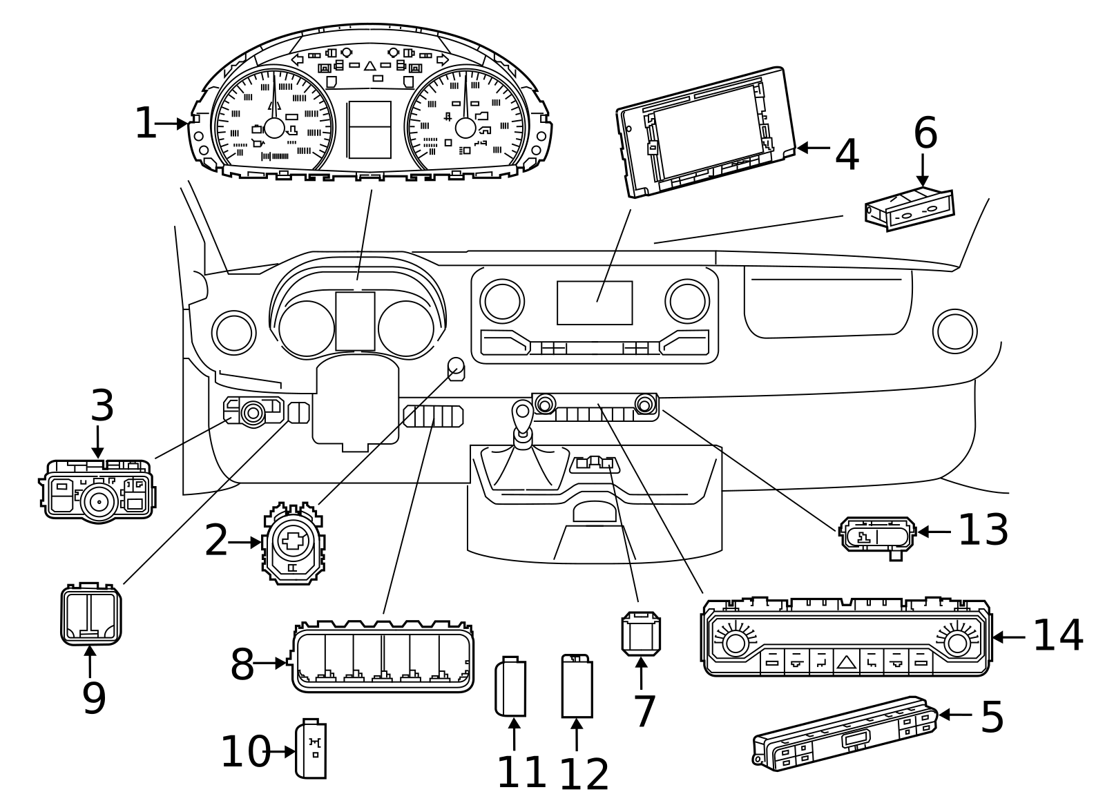 2019-2024 Mercedes-Benz Power Switch 177-905-12-01 | MB Parts Center