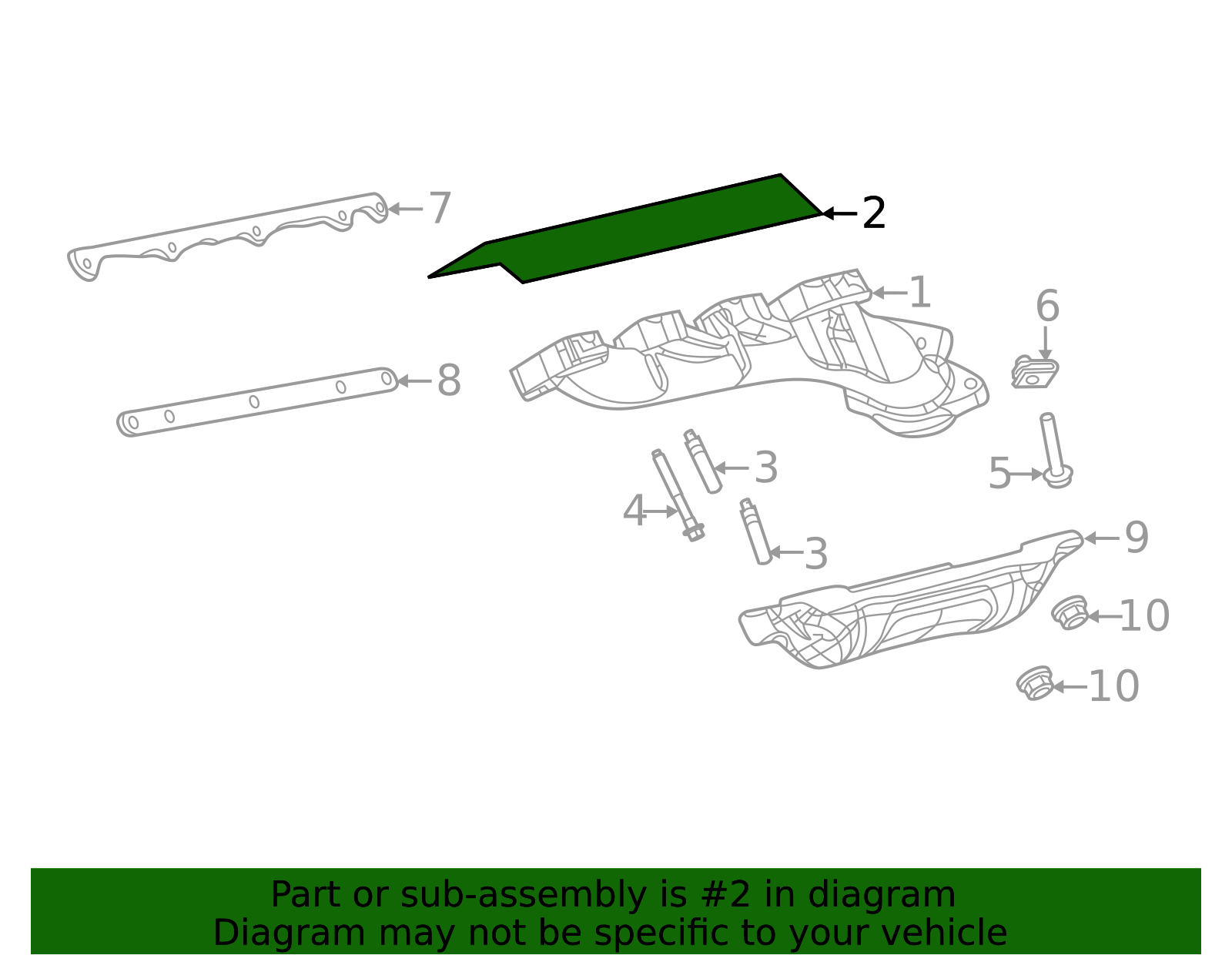 2009-2024 Mopar Gasket 05045495AA | Mopar Parts Canada