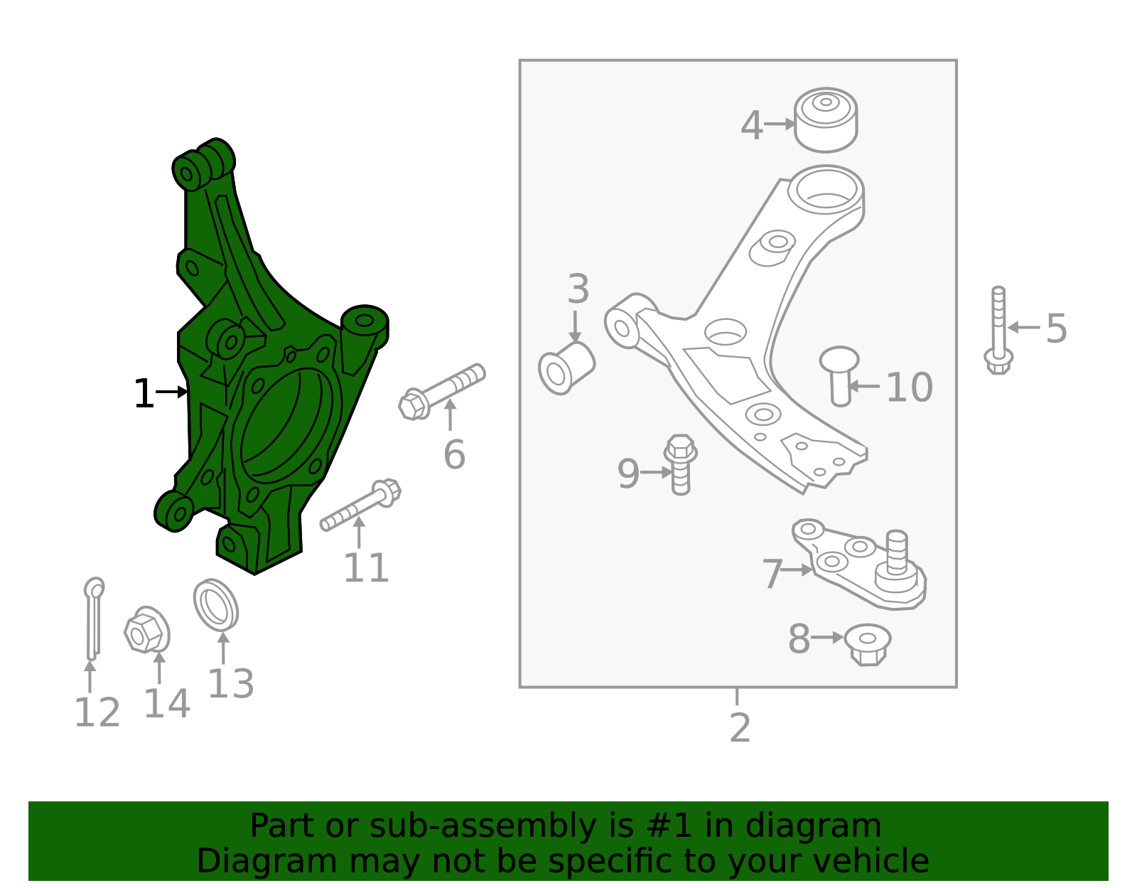 OEM Steering Knuckle - Precision Handling Replacement | AutoNation Parts
