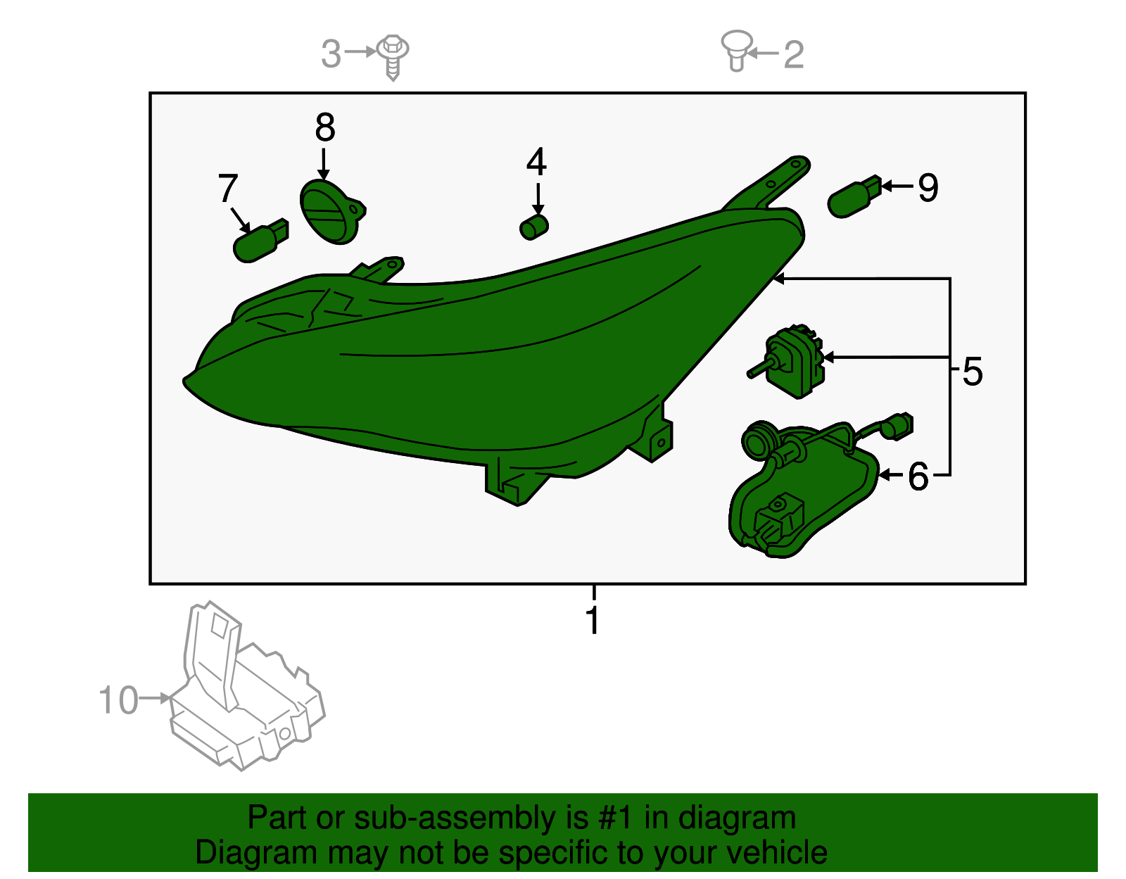 2017-2023 Subaru Impreza Composite Assembly 84002FL074 | Subaru Online ...