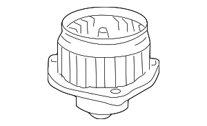 Genuine Toyota HVAC Blower Motor (Lower) *Please read description* part ...