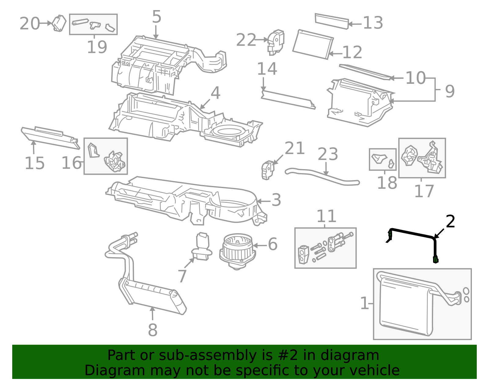 2005-2015 Toyota Tacoma 2005-2015 Toyota Tacoma - Evaporator Core ...