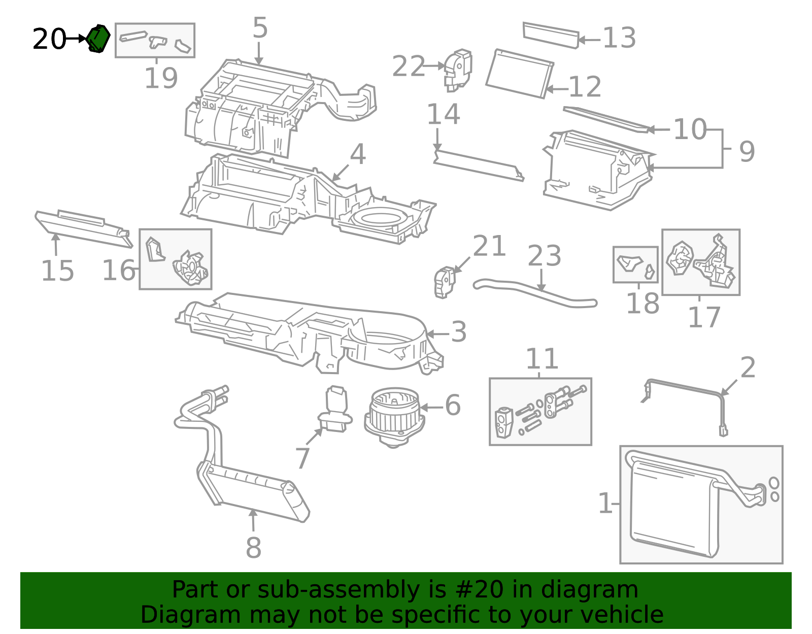 2005-2015 Toyota Tacoma 2005-2015 Toyota Tacoma - HVAC Blend Door 87106 ...