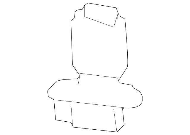 2005-2023 Toyota Tacoma HVAC Blower Motor Resistor (Lower) Square ...