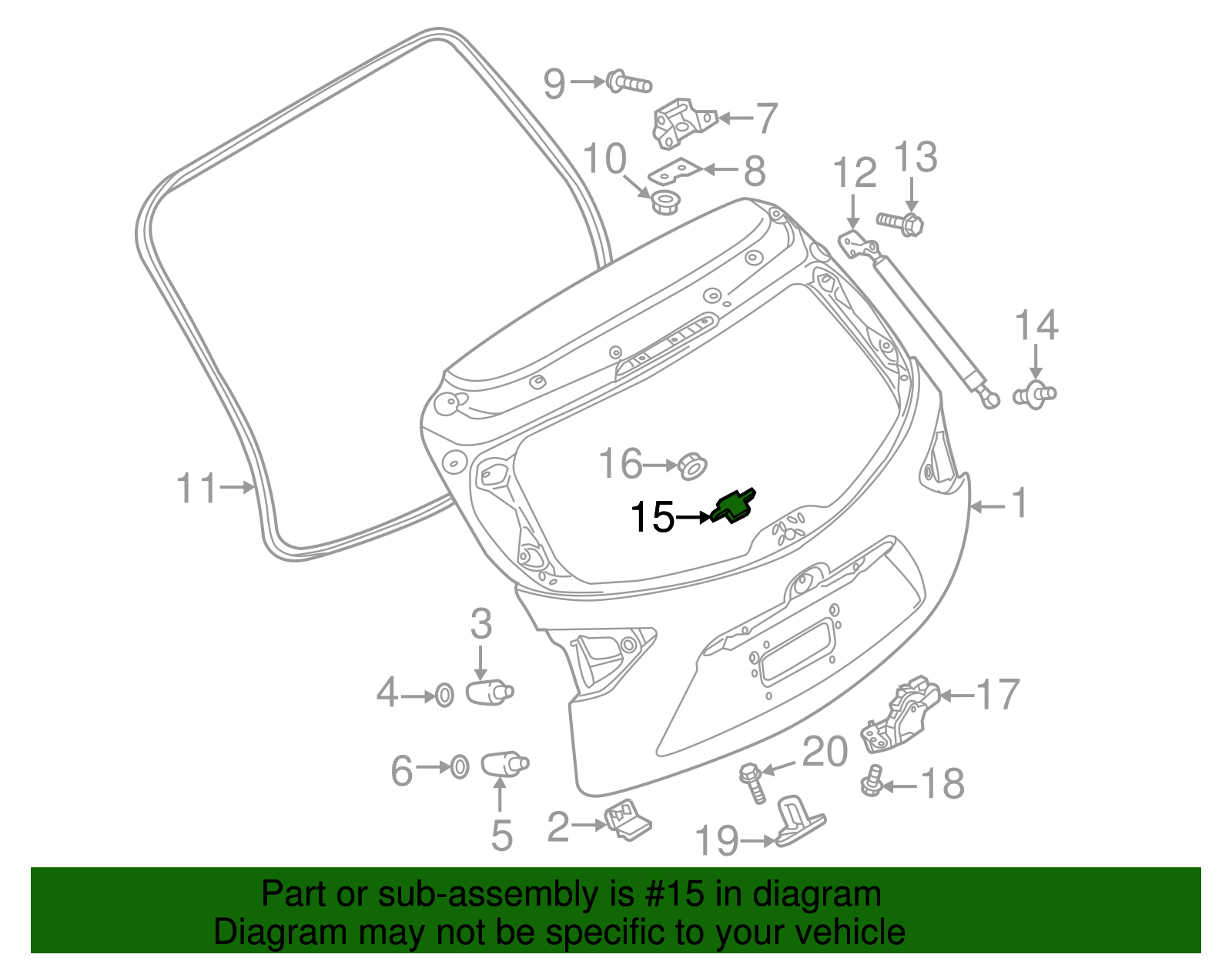KD53-62-4B0A - Lock Switch - 2013-2016 Mazda CX-5 | Mazda Parts Factor