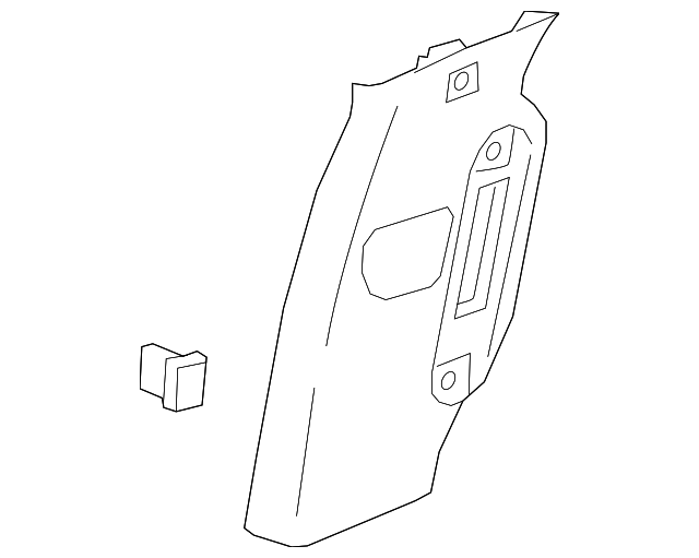 2019-2022 GM Upper Center Pillar Trim 84496290 | Capital Chevy Parts