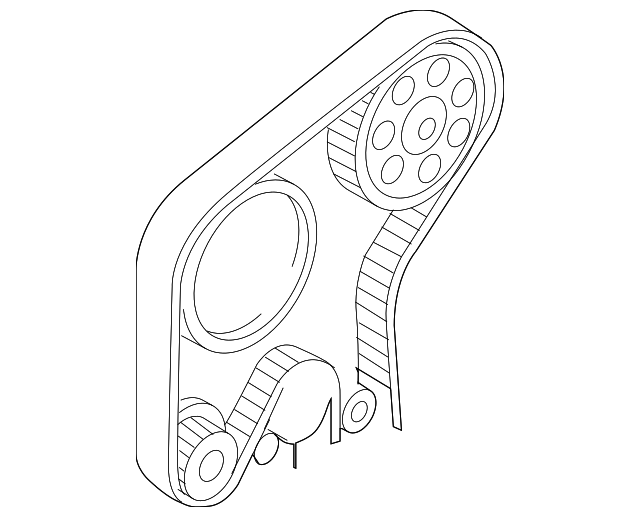 Genuine OEM Timing Belt - Volvo (Part 30731727) | Volvo Parts Counter