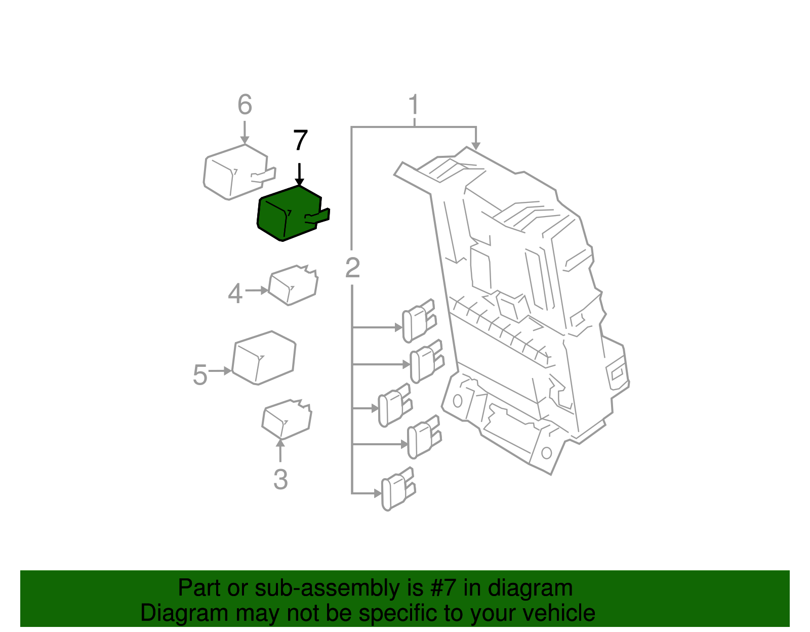 Hyundai - 95550-1E000 - Hazard Warning Flasher - 2006-2011 Hyundai ...