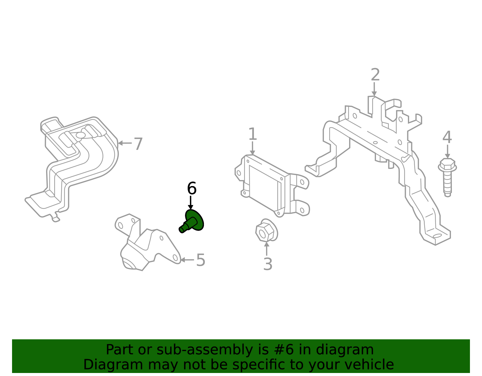 2017-2025 Nissan Daytime Run Lamp Screw 01454-A5071 | TascaParts.com