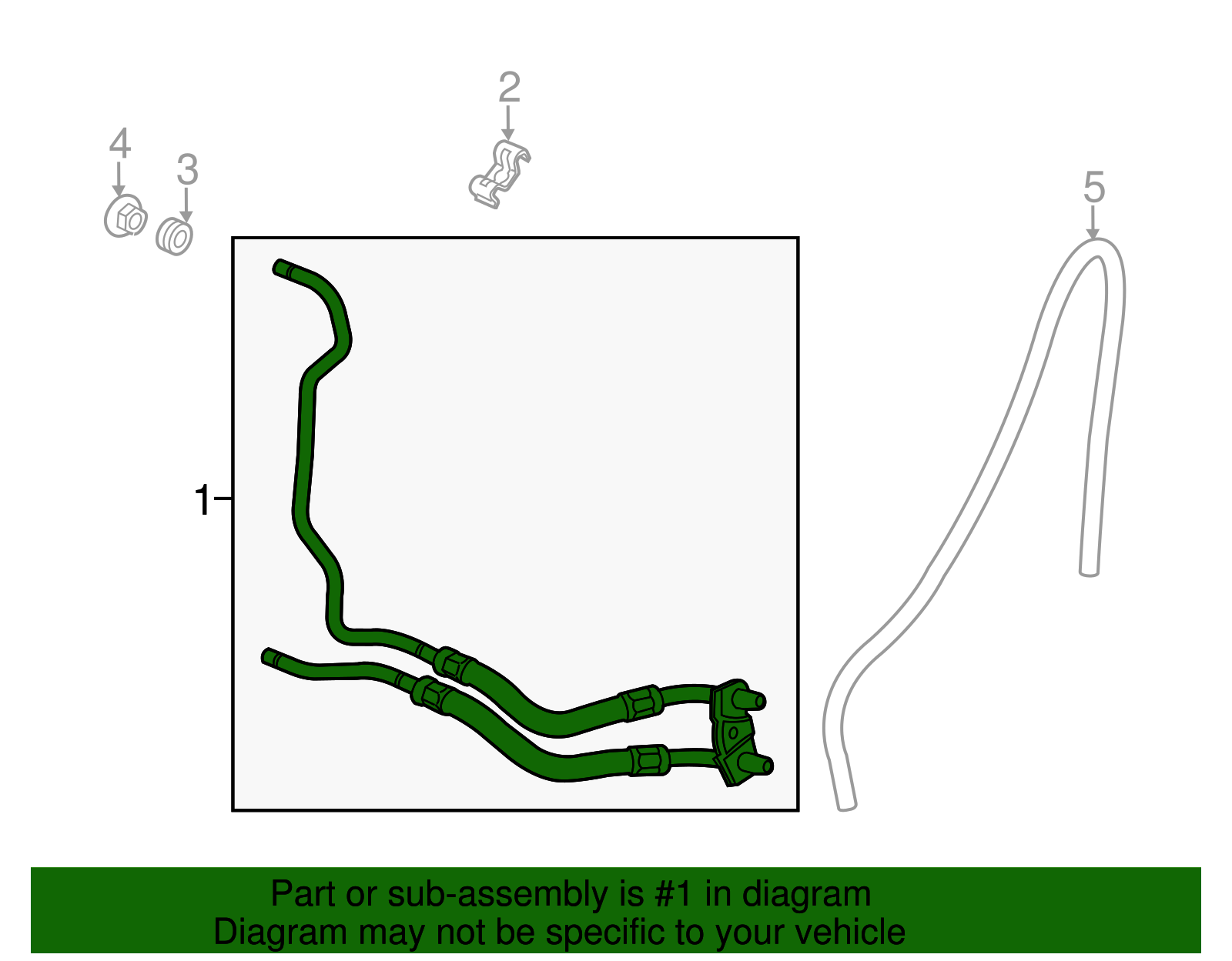 2014-2015 Chevrolet Cruze Pipe 19540125 | GetOEMParts.com