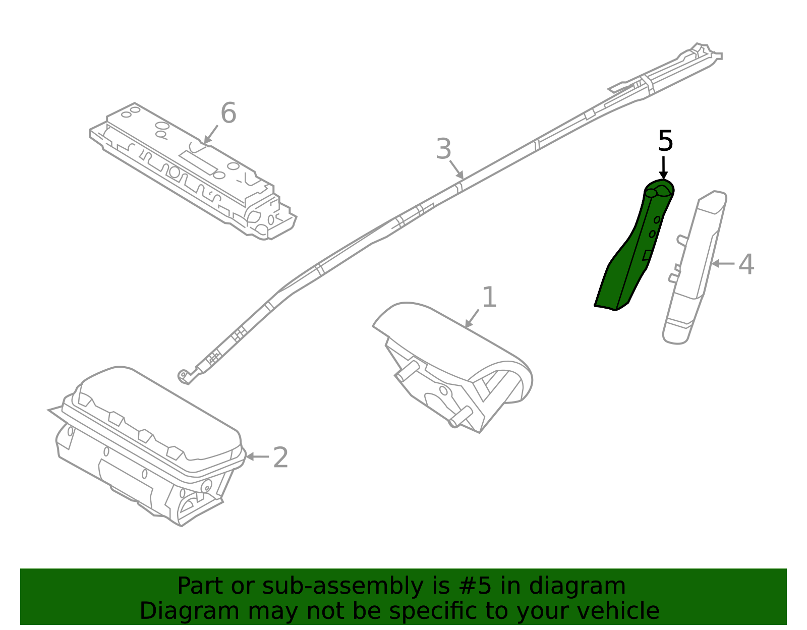 Genuine OEM Ford Part - Ft Seat Air Bag Housing FB5Z-78610E38-B ...
