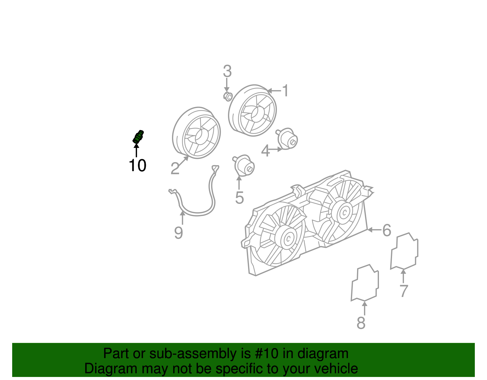 15326386 - Multi-Purpose Temperature Sensor 1984-2014 GM | GMPartsNow