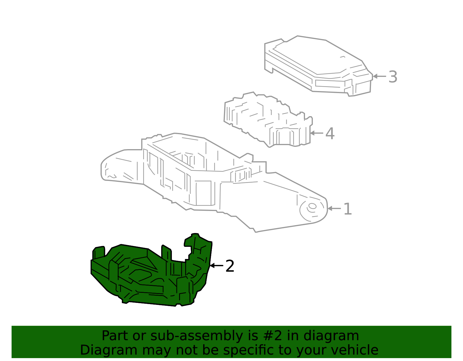 82663-F4020 - 2018-2022 Toyota C-HR - Lower Cover | Nucar Toyota Parts