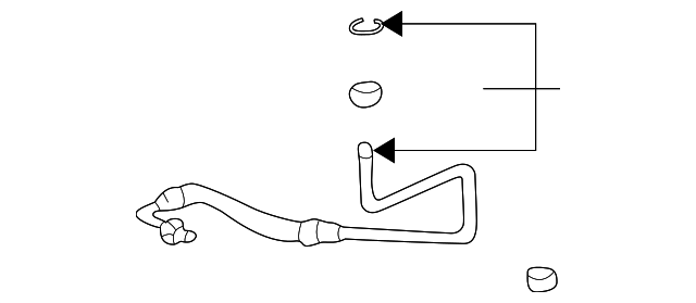 Automatic Transmission Fluid Auxiliary Cooler Inlet Line 15748403 ...