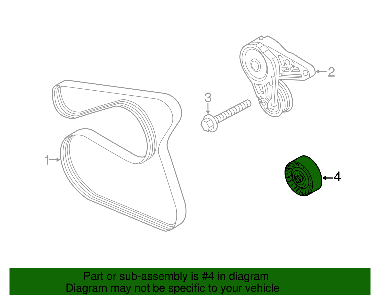 2013-2020 Ford Serpentine Idler Pulley BM5Z-8678-A | Miracle Ford Parts