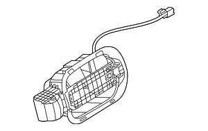 Hyundai - 81595-S2500 - Fuel Pocket - 2021-2023 Hyundai Santa Fe | OEM ...