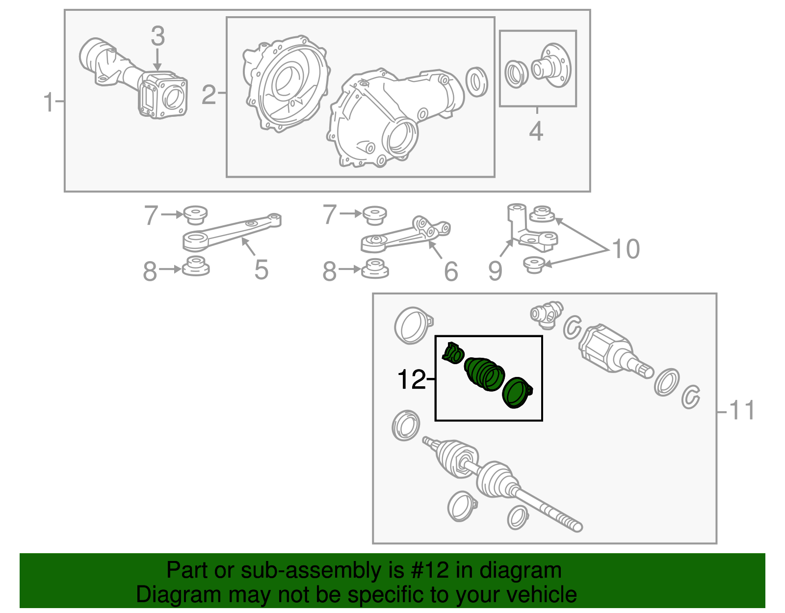 04428-04010 - Boot Kit 2005-2023 Toyota Tacoma | Longo Toyota Parts