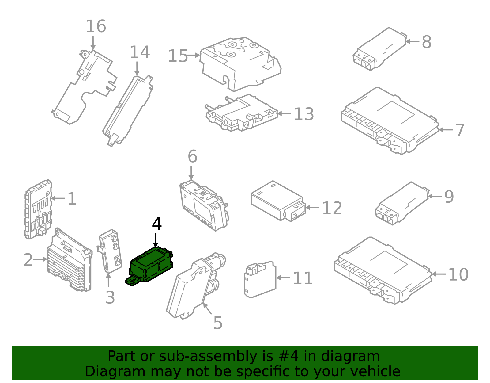 Genuine Radio Remote Control Receive 613020 for 2019-2025 BMW | OEM ...