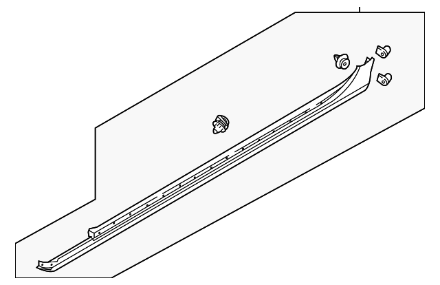 2017-2018 Volvo Rocker Molding - Driver's Side (LH) 39840932 ...