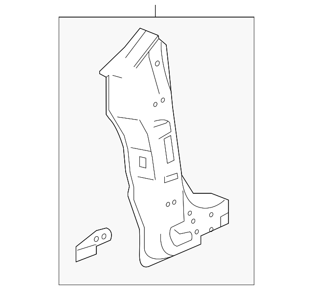2013-2019 Cadillac XTS Passenger Side Front Door Opening Frame ...