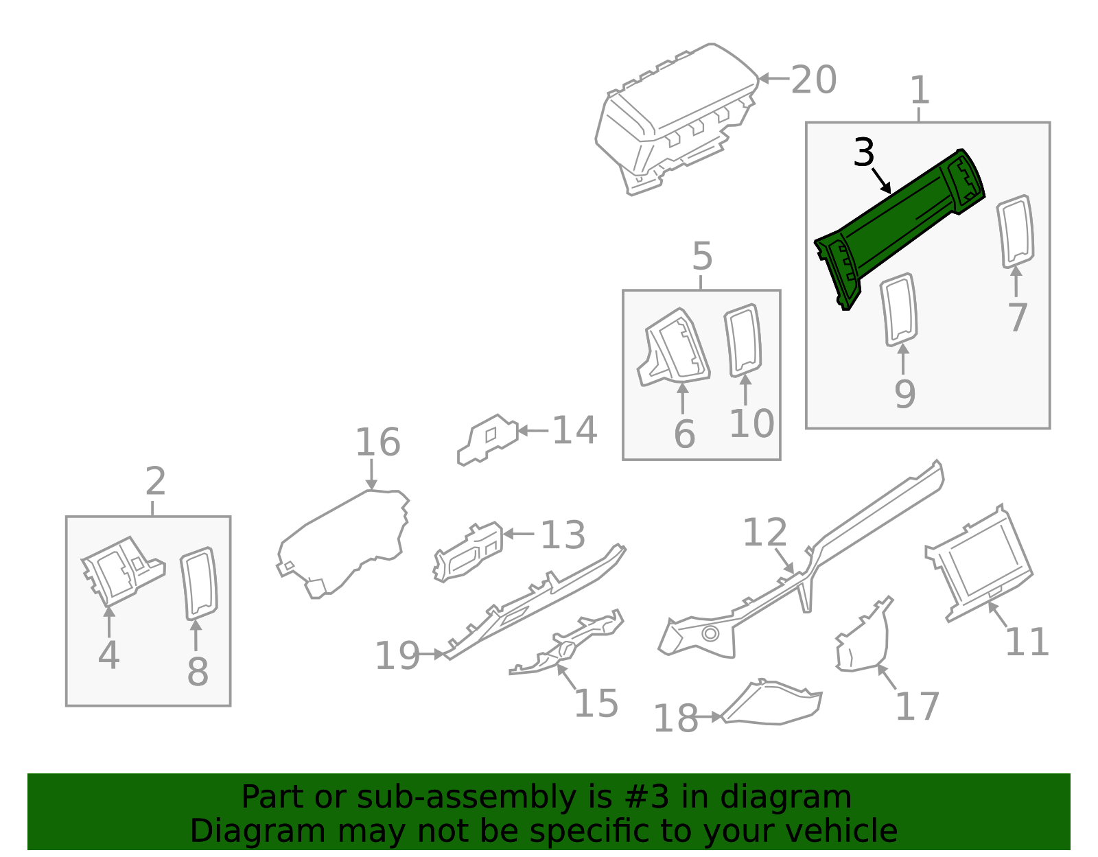 KB3Z-2104338-DC - 2021-2023 Ford Ranger - Panel | Dealer Auto Parts