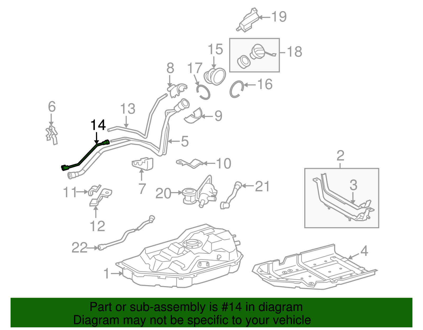 77203-48030 - High-Quality Fuel Tank Vent Hose for 2010-2015 Lexus ...