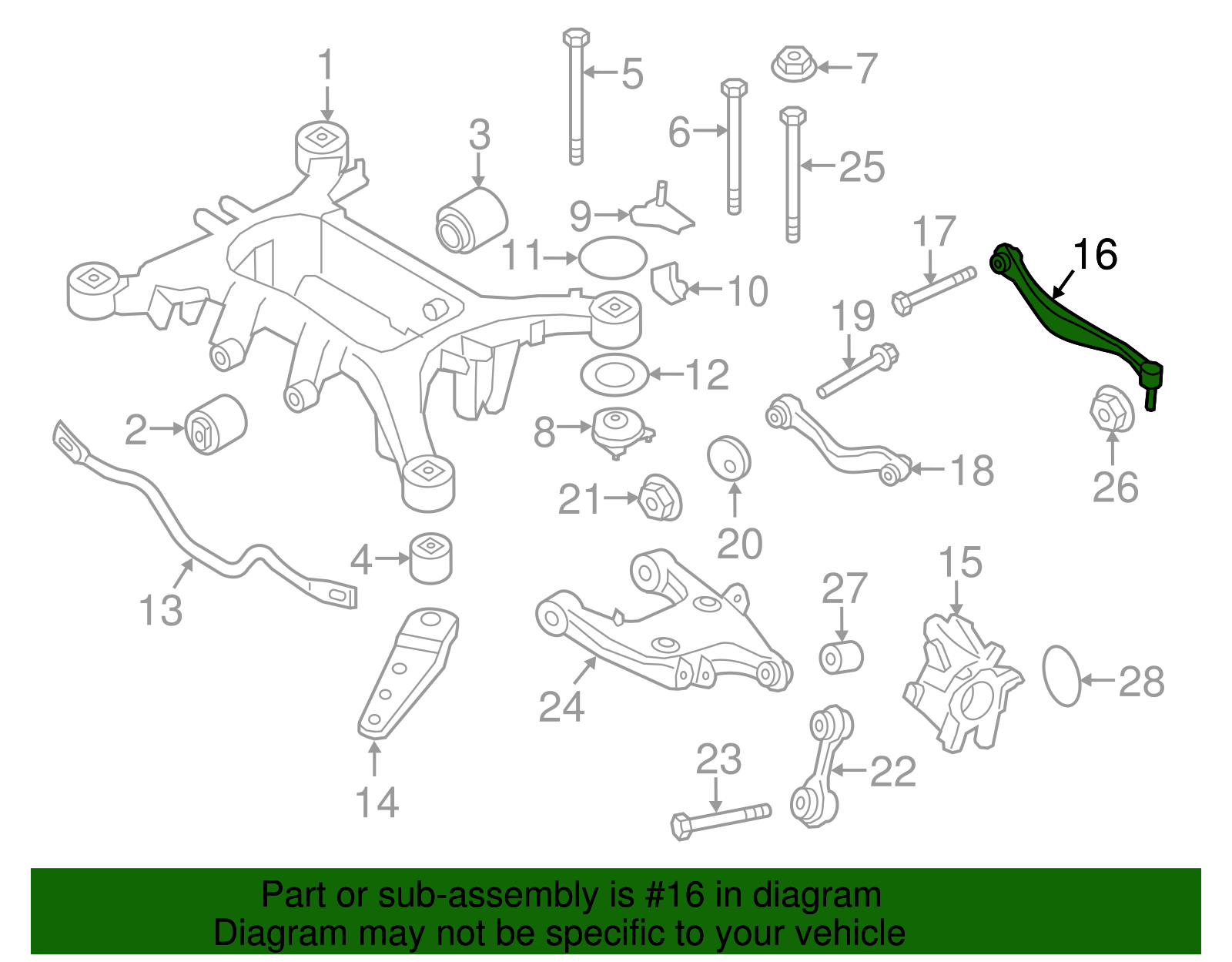 2009-2019 BMW | Rear Lateral Arm | 33326775902 | BMW OEM Parts Store