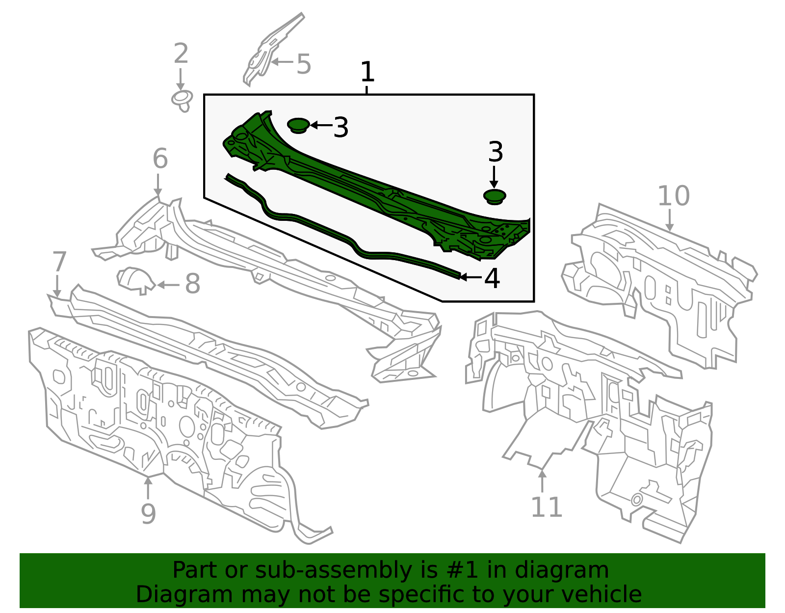 74200-TGG-A00 - Cowl Top Assembly Front - 2017-2020 Honda Civic | Honda ...