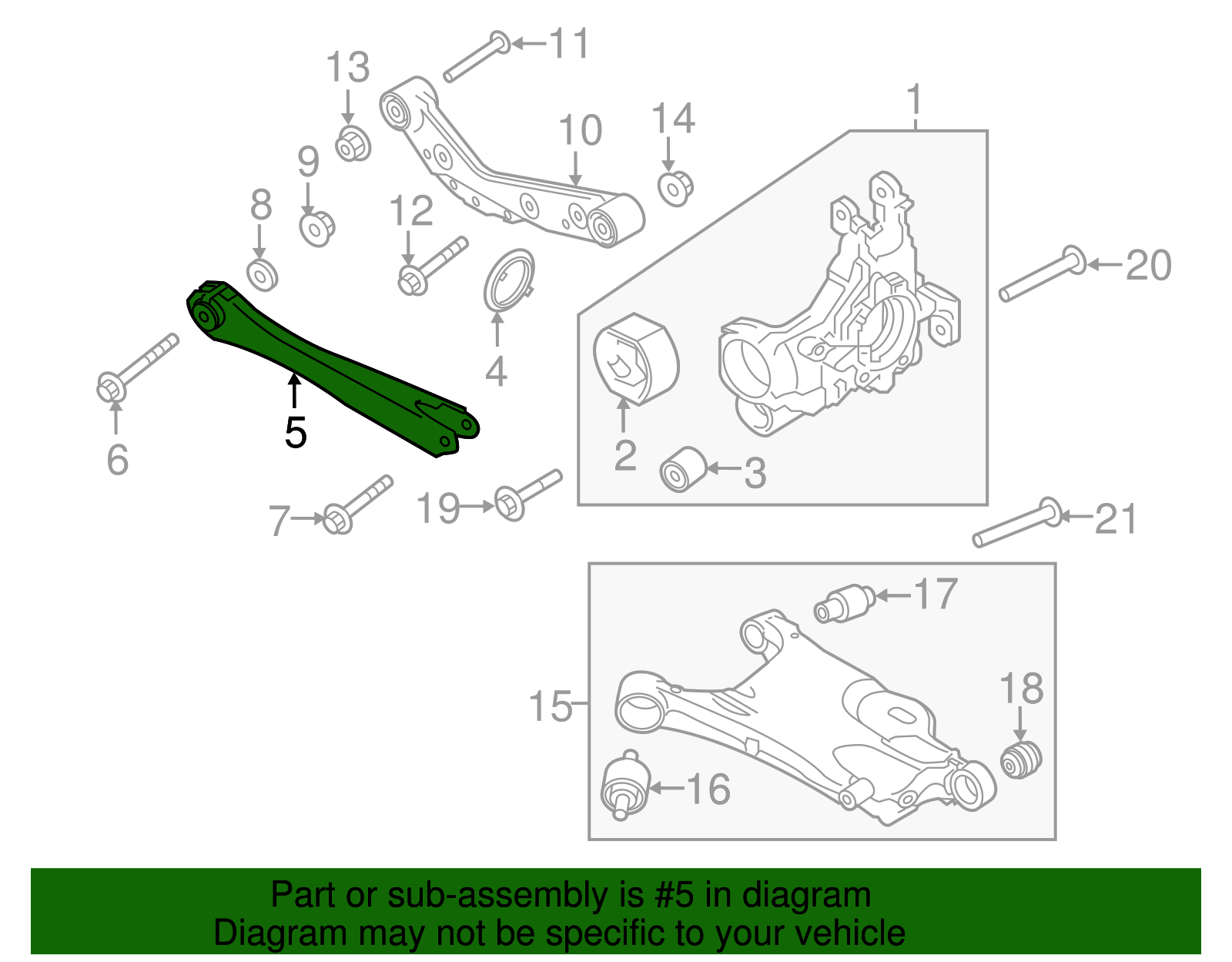 Genuine Trailing Arm for 2016-2025 Volvo | Part# 31360588 | Over 30% ...