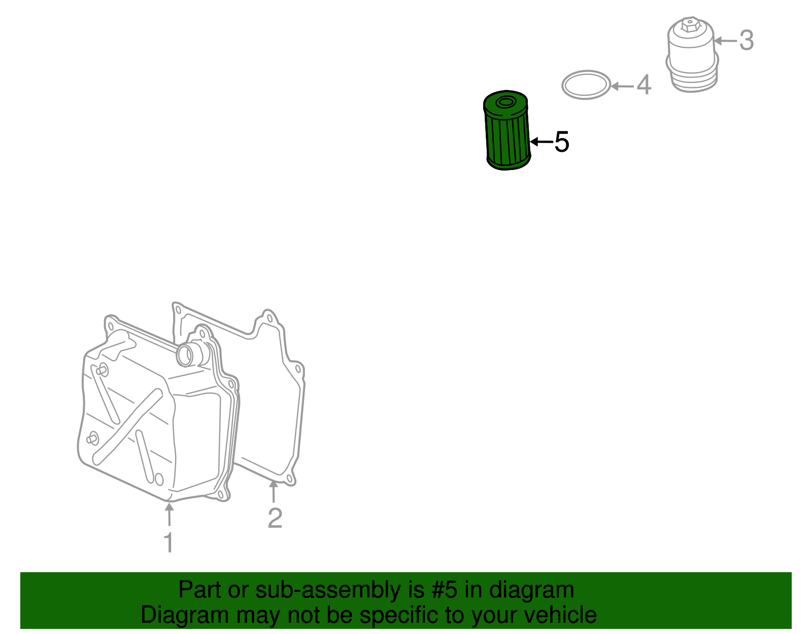 02E-305-051-C - Transmission Oil Filter 2004-2019 Volkswagen ...