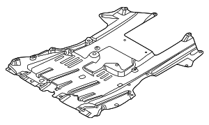 75892-6LB0A - Under Cover - 2020-2023 Nissan Sentra | Nissan OEM Parts ...