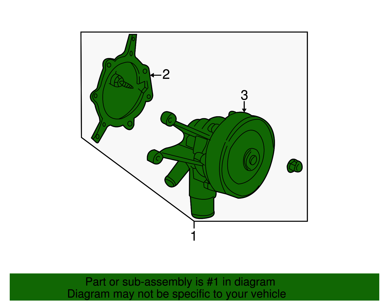 1995-2007 Ford Water Pump 5F1Z-8501-A | Ford OEM Parts Outlet