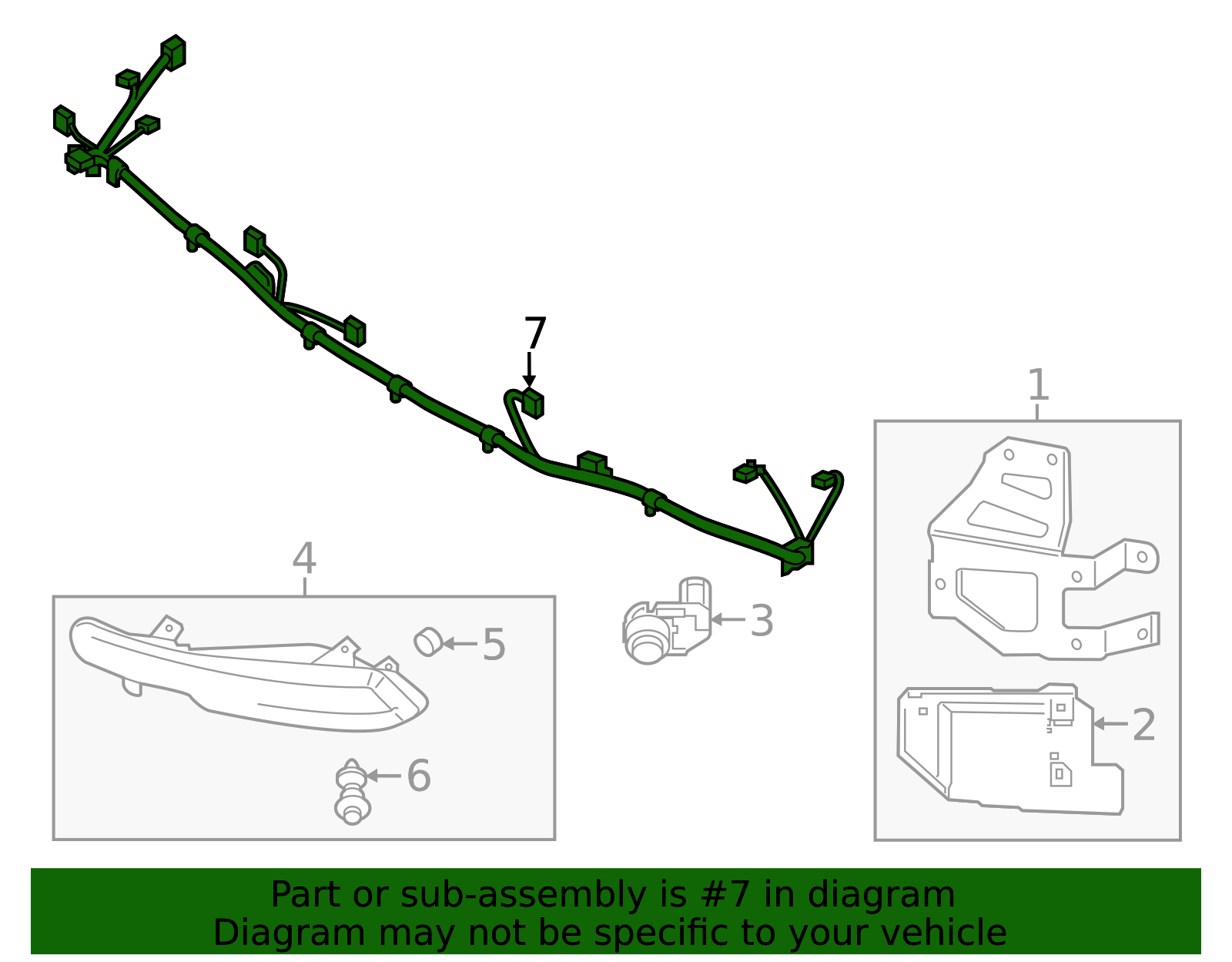 2020-2022 Kia Telluride OEM NEW 20-21 Kia Telluride Rear Wire Harness ...