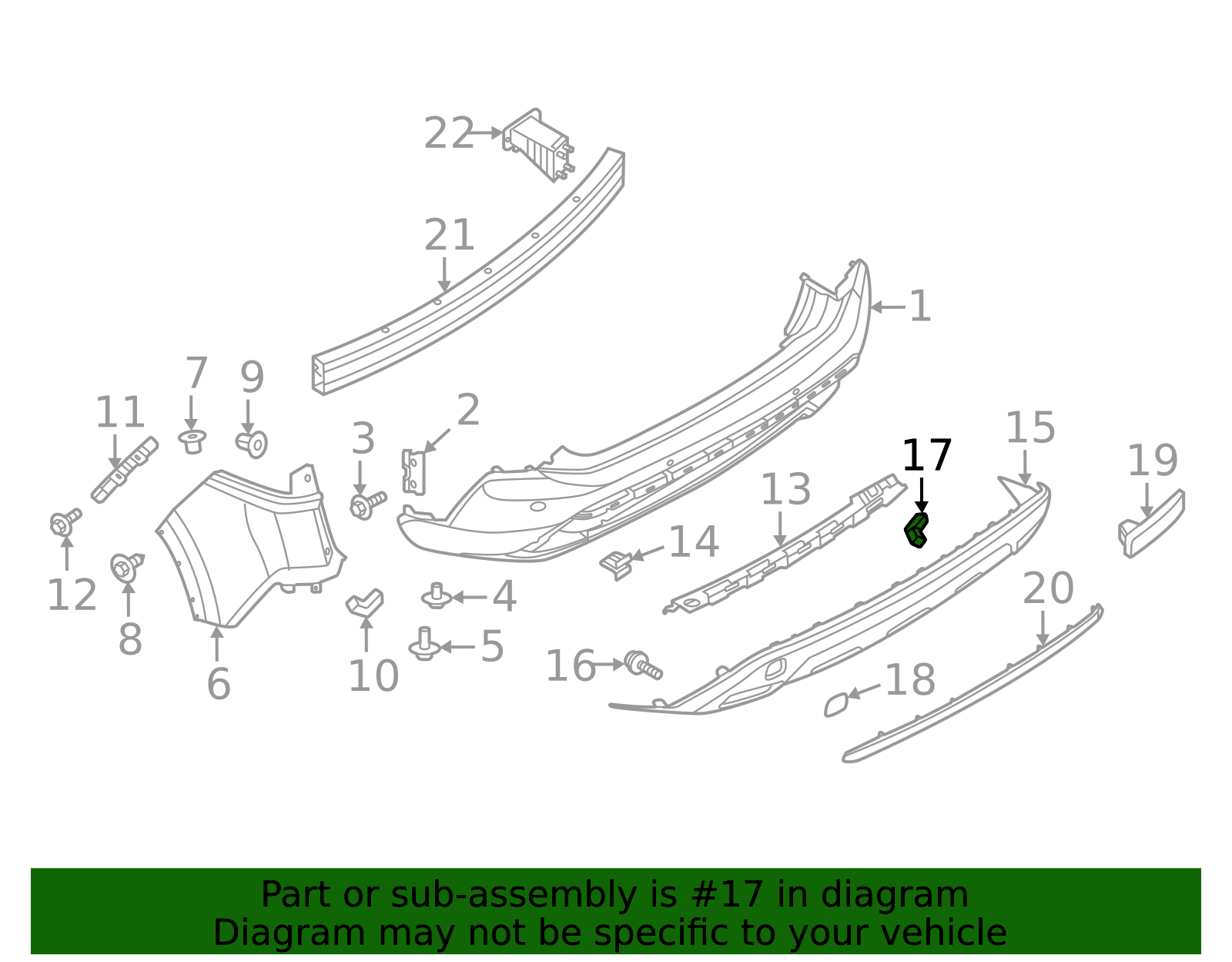 85094-6RR0A - Valance Panel Insulator 2021-2023 Nissan Rogue | Official ...